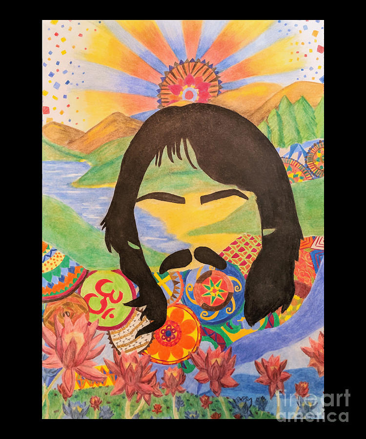 Vintage Art Psychedelic George Harrison Examples Of Beautiful ... Vintage Art Psychedelic George Harrison Examples Of Beautiful ...