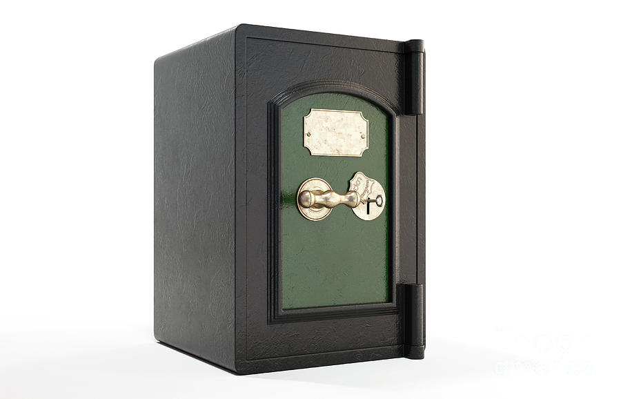 Vintage Floor Safe Digital Art by Allan Swart | Pixels