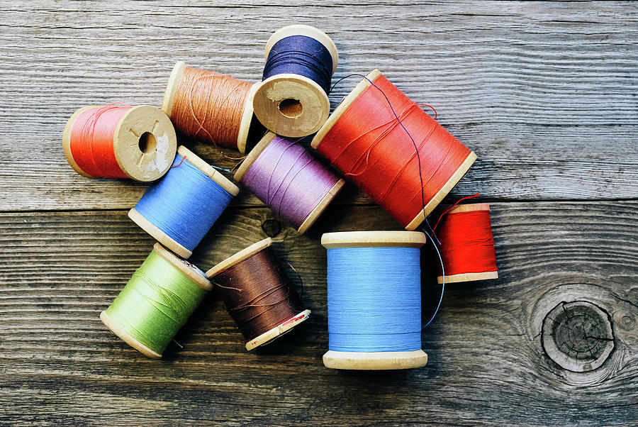 Vintage Threads Photograph by Susan Lawson - Fine Art America