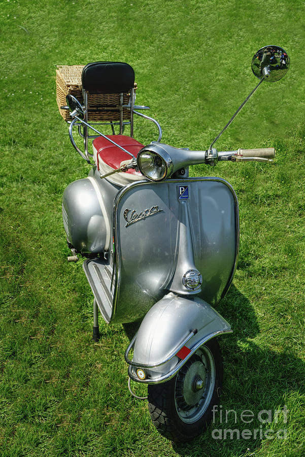 Vintage Vespa Scooter Photograph by Alison Chambers - Fine Art America