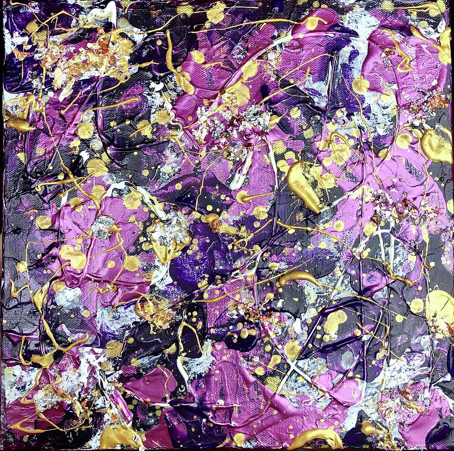 Violet Eclipse Painting by Robin Purcell | Fine Art America