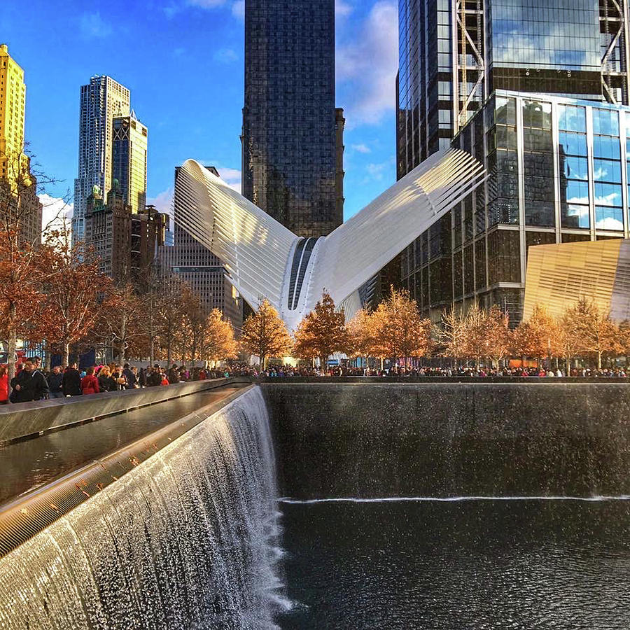 Visiting Ground Zero Photograph by William E Rogers - Fine Art America