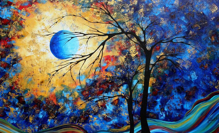 Visual Mix Dynamic Colors Painting by Isabel Ramos - Pixels