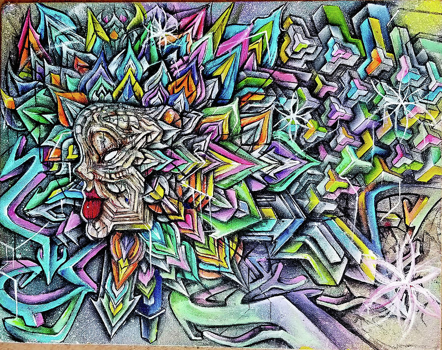 Vortex Math Painting by Dillon Dunning - Fine Art America