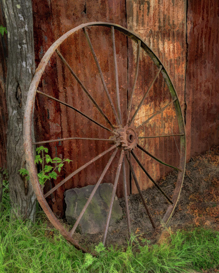 Wagon Wheel Digital Art By Terri Butler Fine Art America