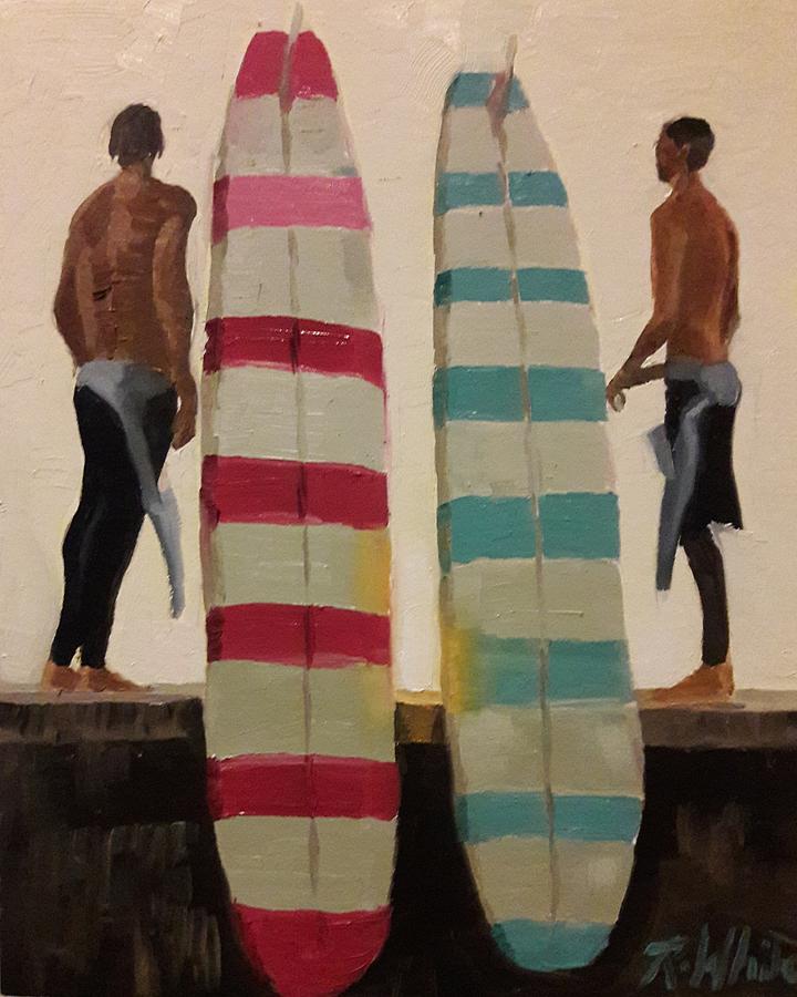 Waiting Painting by Robin White - Fine Art America