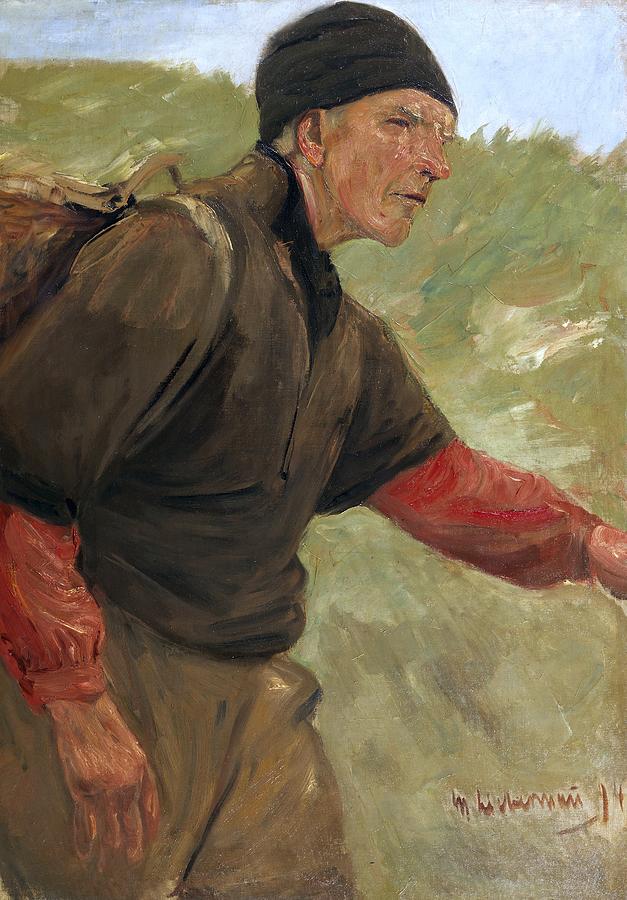Walking peasant MAX LIEBERMANN 1894 Painting by Max Liebermann | Pixels
