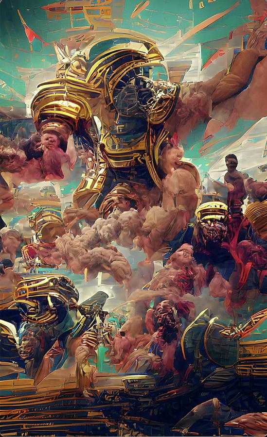 War of Gods Digital Art by Art Part - Fine Art America