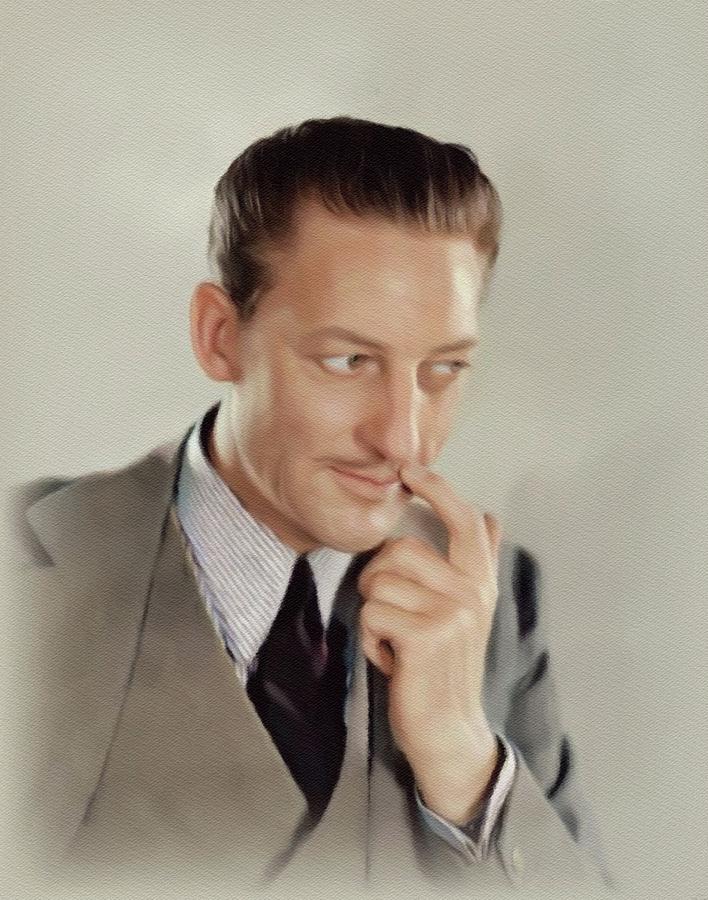 Warren William, Actor Painting by John Springfield - Pixels