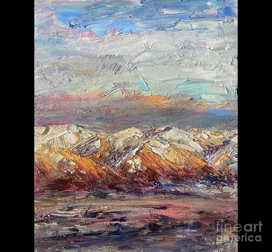 Wasatch sundown Painting by Rick Enbody - Fine Art America