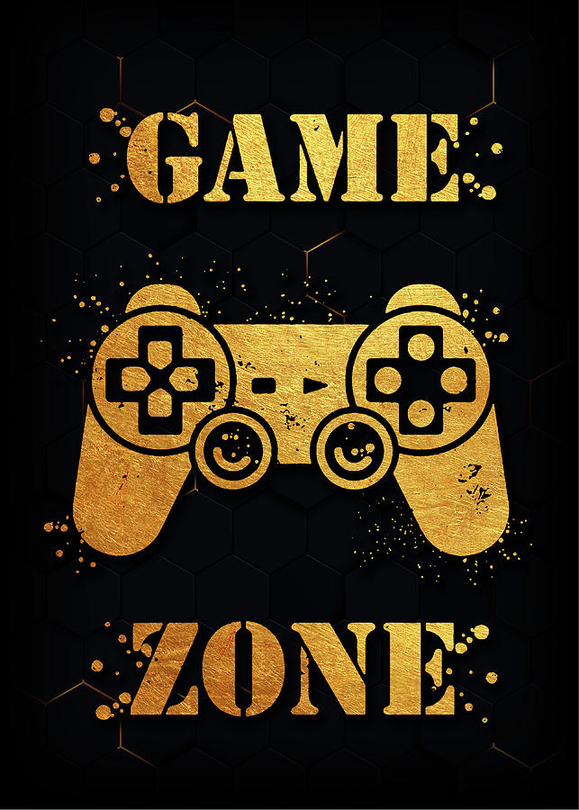 Watercolor Game Zone Gamers Art Watercolor Print Joystick Game Room ...