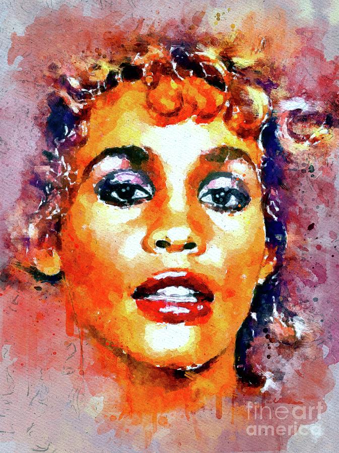 Watercolor Whitney Mixed Media by Daniel Janda - Fine Art America