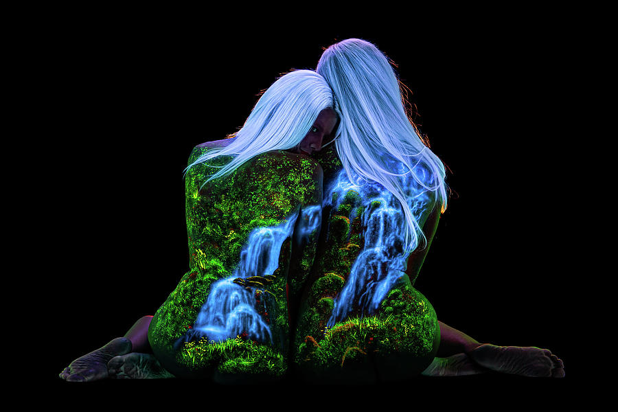 Waterfall On Two - V2 Photograph by John Poppleton - Fine Art America