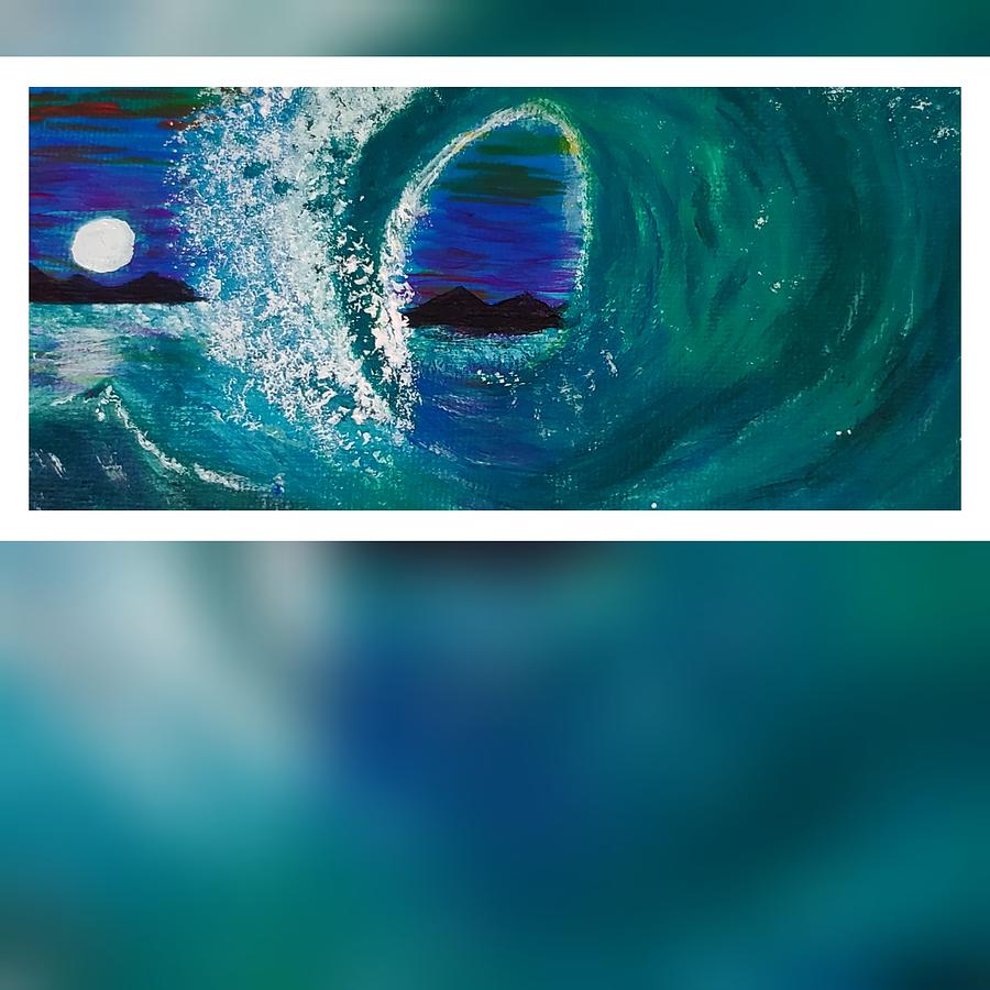 Wave Mixed Media by Danielle Sauce | Fine Art America