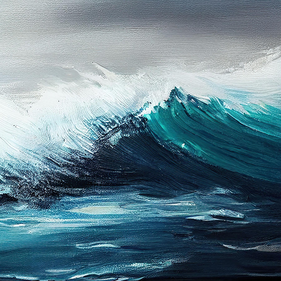 Waves of Joy Painting by Matt Black - Fine Art America