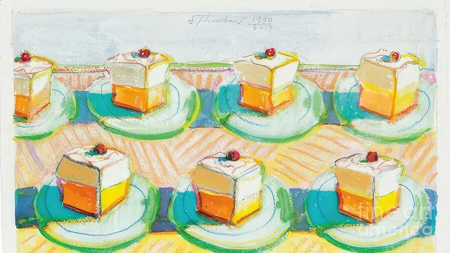 Wayne Thiebaud - New Upload 176 Painting by Wayne Thiebaud - Pixels Merch