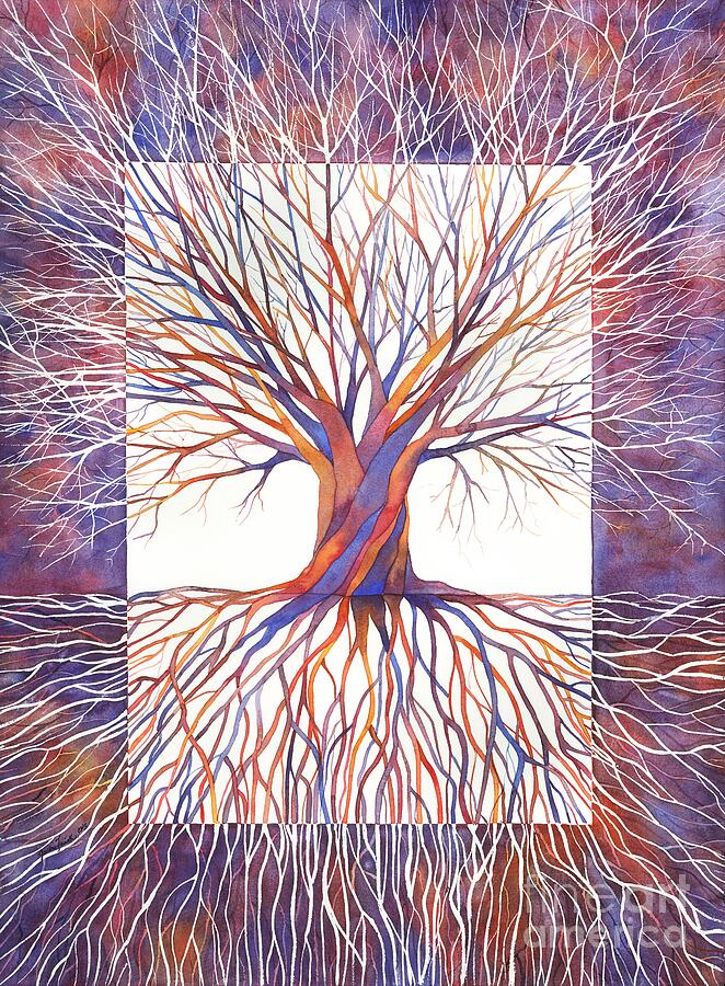 We Are All Connected Painting by Jackie Friesth - Fine Art America