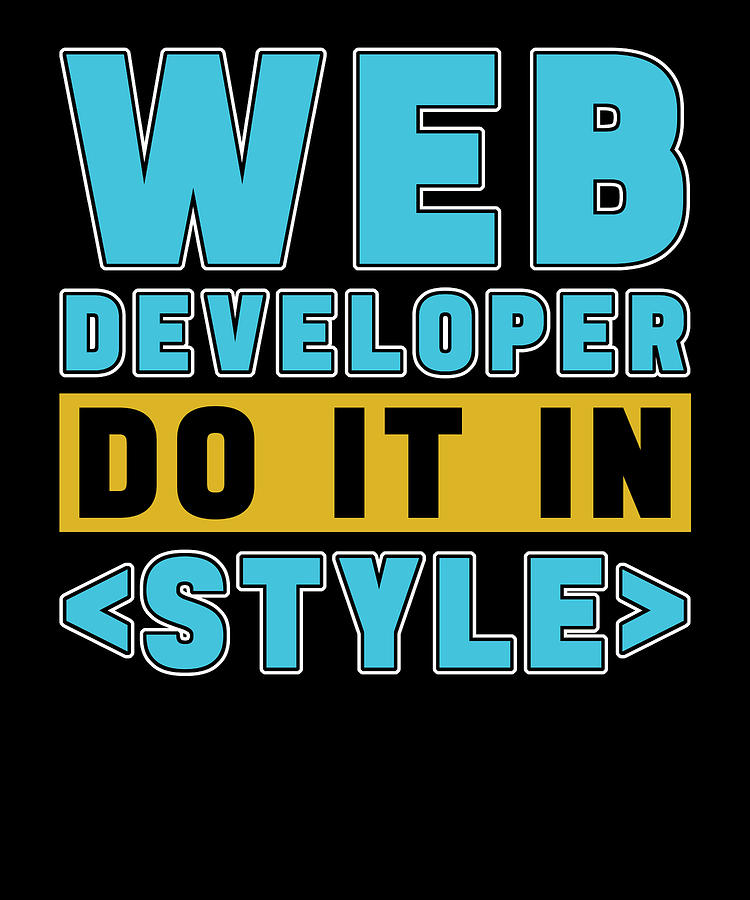 Web Dev Coder Computer Programmer Coding Web Developer Digital Art By Crazy Squirrel Fine