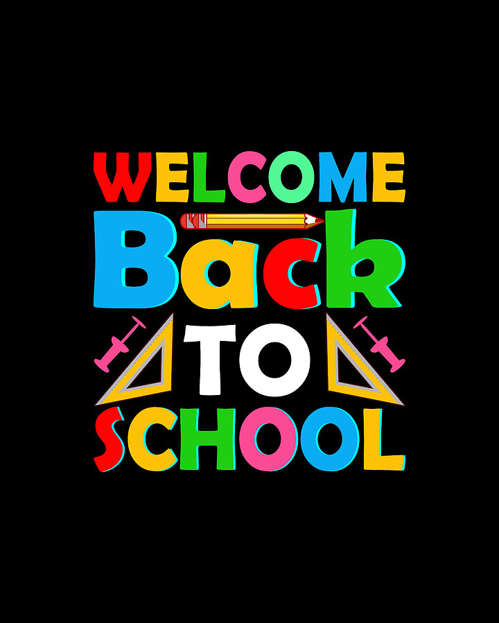 Welcome Back to School Student Teacher Boys Girls Digital Art by Heidi ...