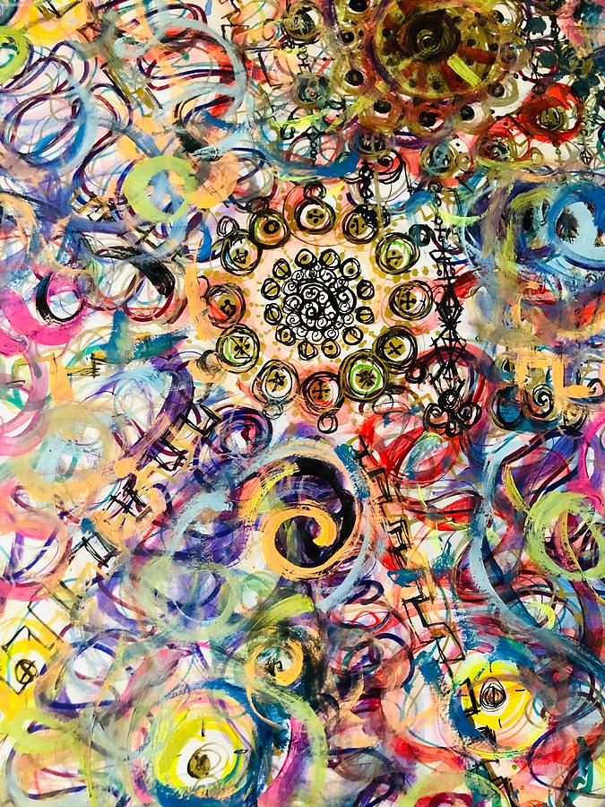 Wheel Work Painting by Cece Coles - Fine Art America