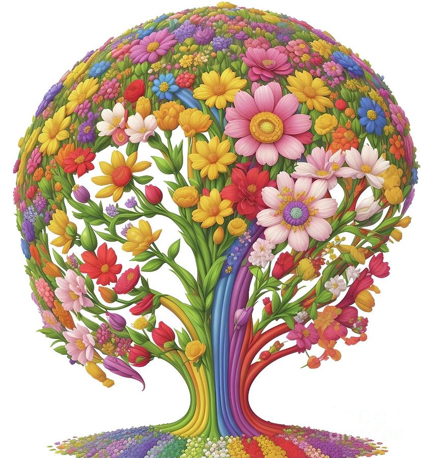 Whimsical Tree II Digital Art by Carol Branch - Pixels