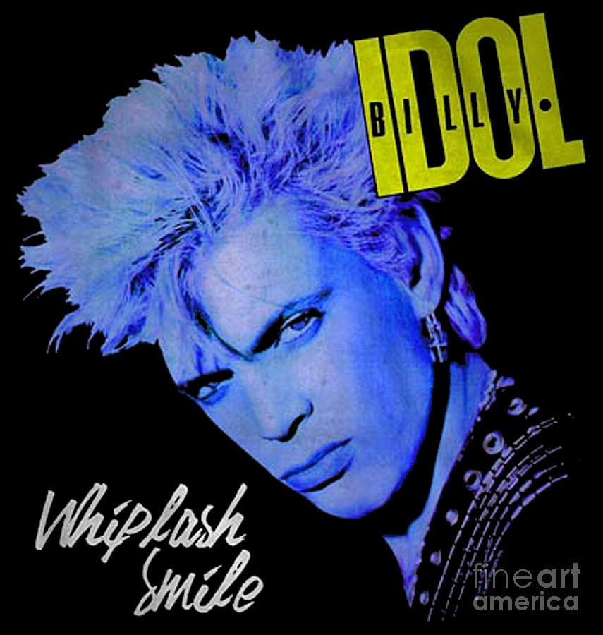 Whiplash Smile Billy Idol Digital Art By Tyshawn Bernhard Pixels