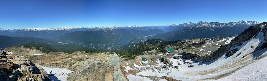 Whistler Village Valley Panoramic View Photograph by Ian McAdie | Pixels