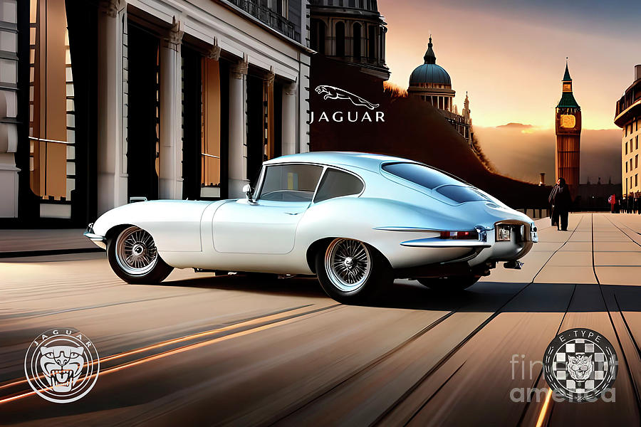 White E Type Digital Art by Gabriel Cusmir - Fine Art America