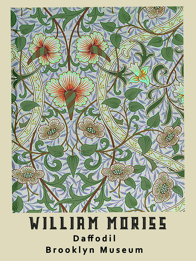William Morris Daffodil Painting by Ipsita Das - Fine Art America William Morris Daffodil Painting by Ipsita Das - Fine Art America