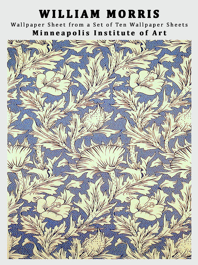 William Morris Floral Wallpaper Sheet Painting by Ipsita Das - Pixels William Morris Floral Wallpaper Sheet Painting by Ipsita Das - Pixels