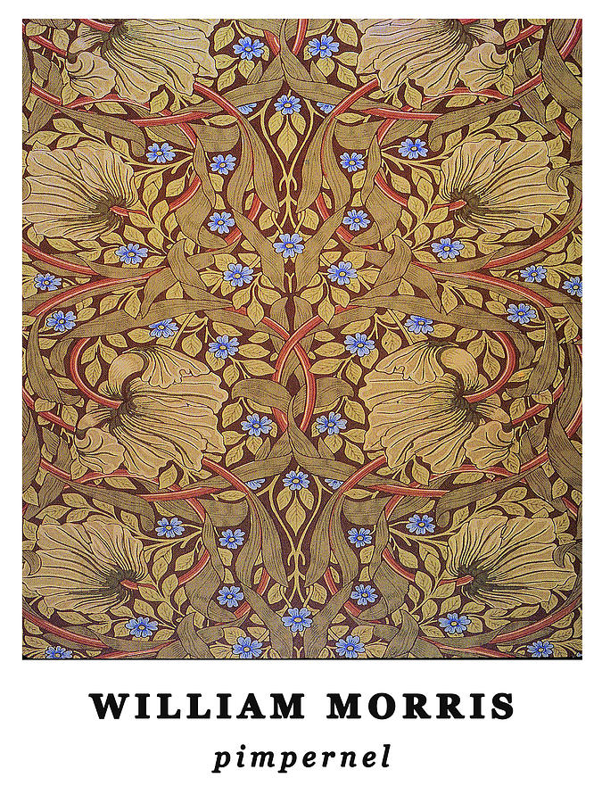 William Morris Pimpernel Painting by Ipsita Das - Pixels William Morris Pimpernel Painting by Ipsita Das - Pixels