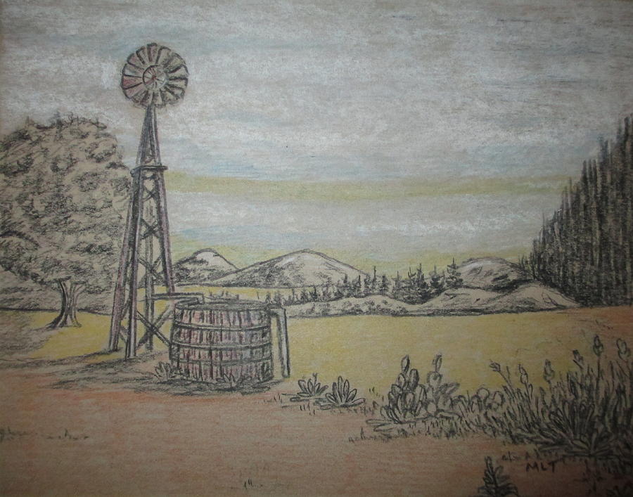 Wind and Water Drawing by Marvin Tweedy - Fine Art America