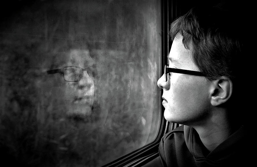 Window Reflection Photograph by Susan Badger | Fine Art America