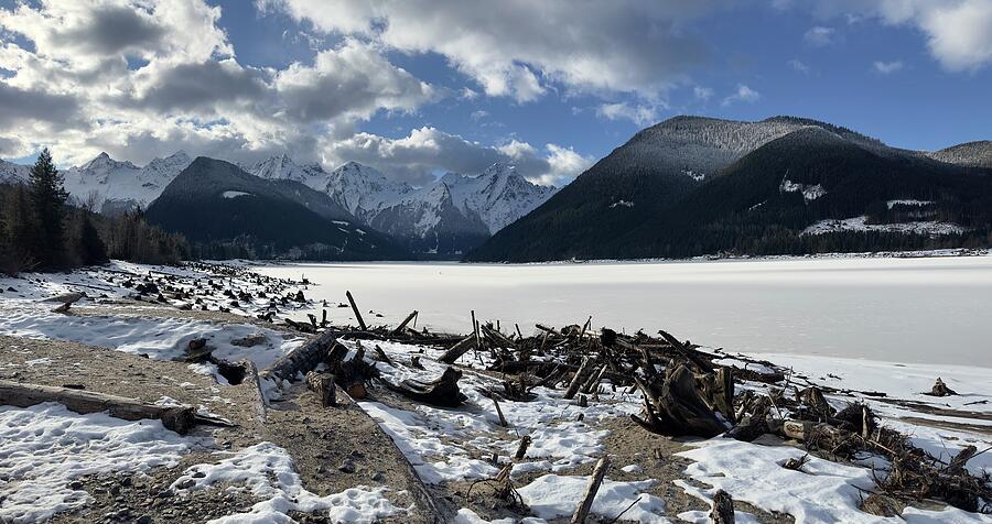 Winter Lake Mountain Wonderland Photograph by Ian McAdie - Fine Art America