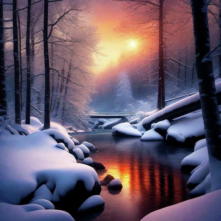 Winter Wonderland No.29 Digital Art by Fred Larucci - Fine Art America