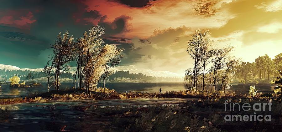 Witcher Painting by Ruby Walsh - Fine Art America