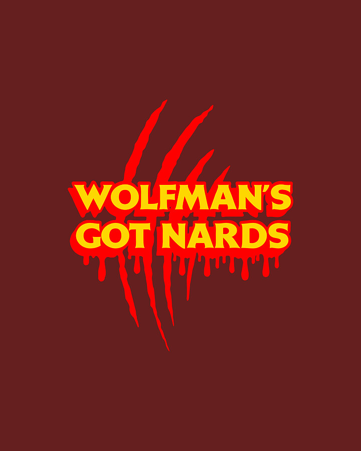 Wolfman s Got Nards Documentary Retro Digital Art by Dominique Perier - Fine Art America