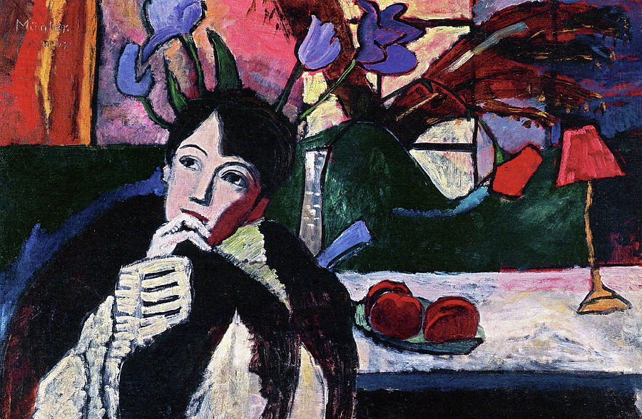 Woman Musing Painting by Jon Baran - Fine Art America