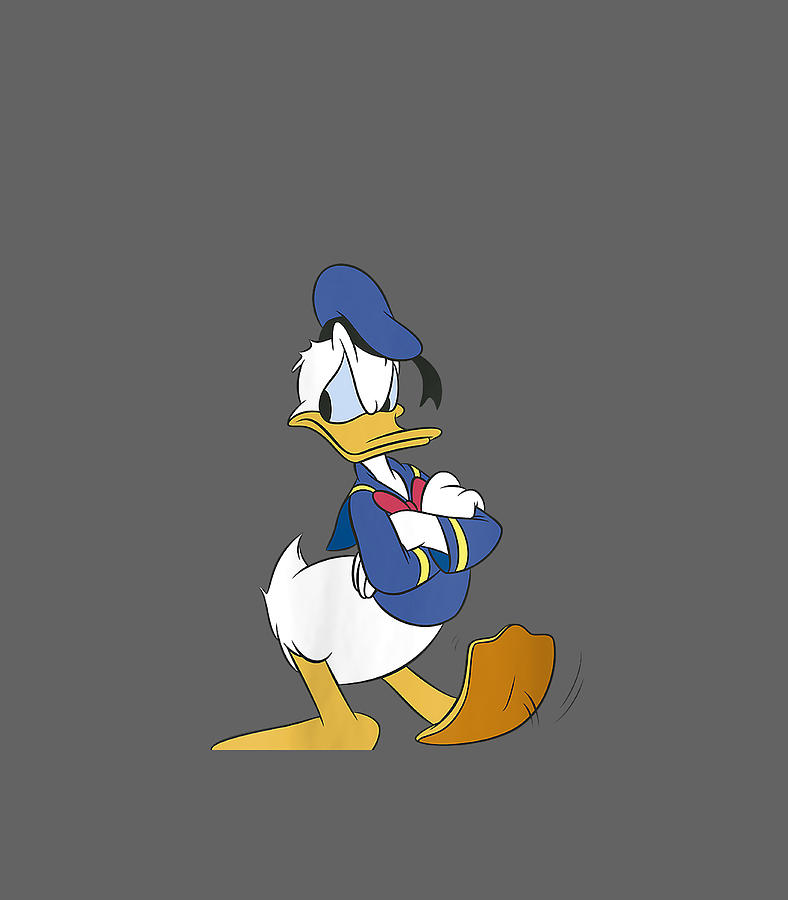 Womens Disney Mickey And Friends Donald Duck Traditional Digital Art By