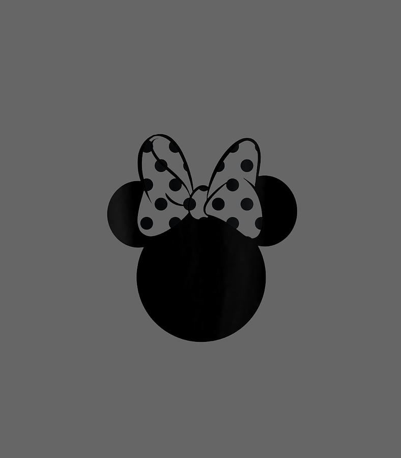 Womens Disney Minnie Mouse Silhouette Digital Art By Anaikc David