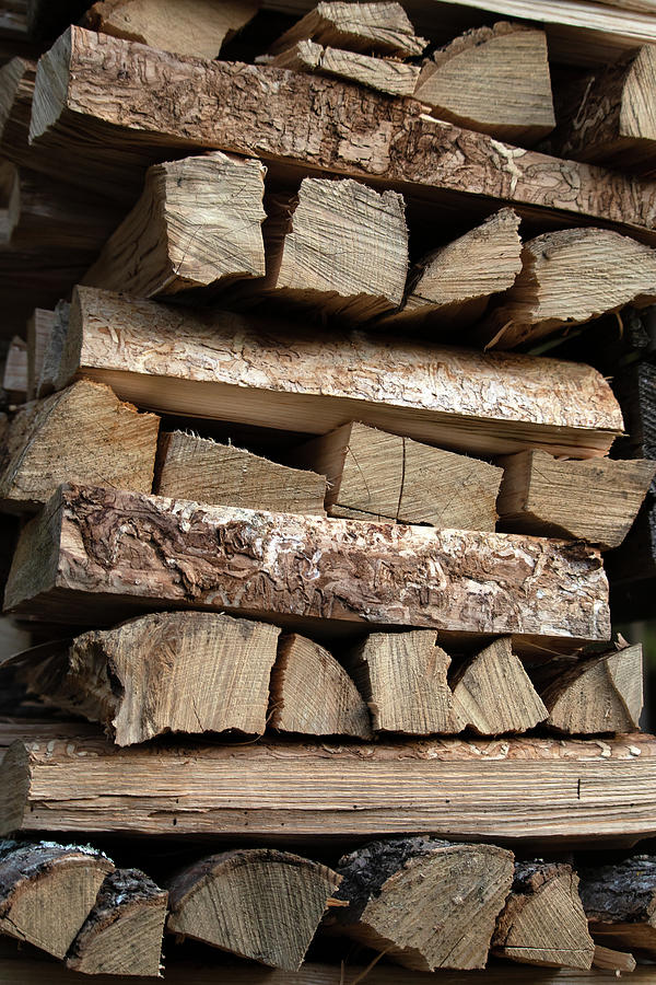 Wood Stack Photograph by Brian Armes - Fine Art America