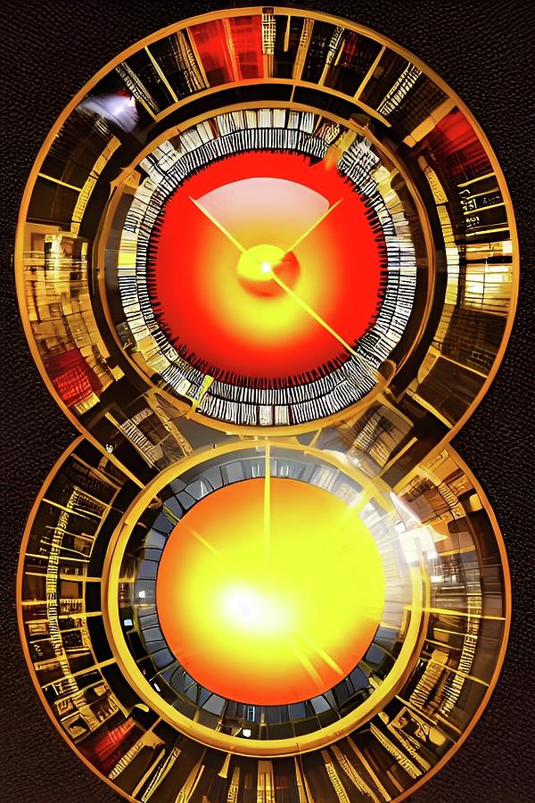 World clock fibonacci Digital Art by Samir Hagelaagib - Fine Art America