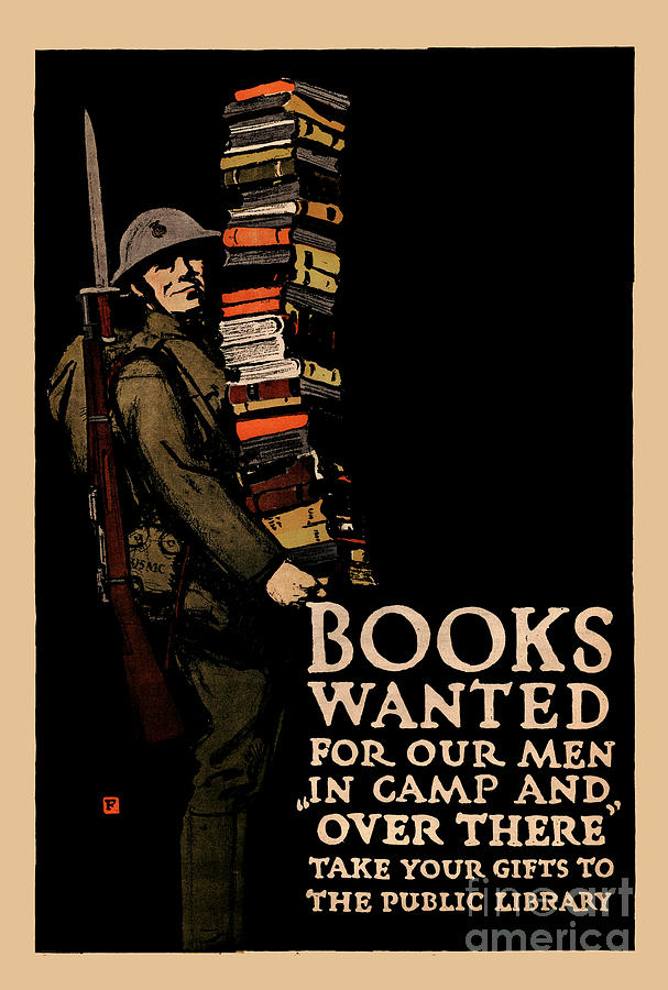World War One Library Poster Photograph by Sad Hill - Bizarre Los ...