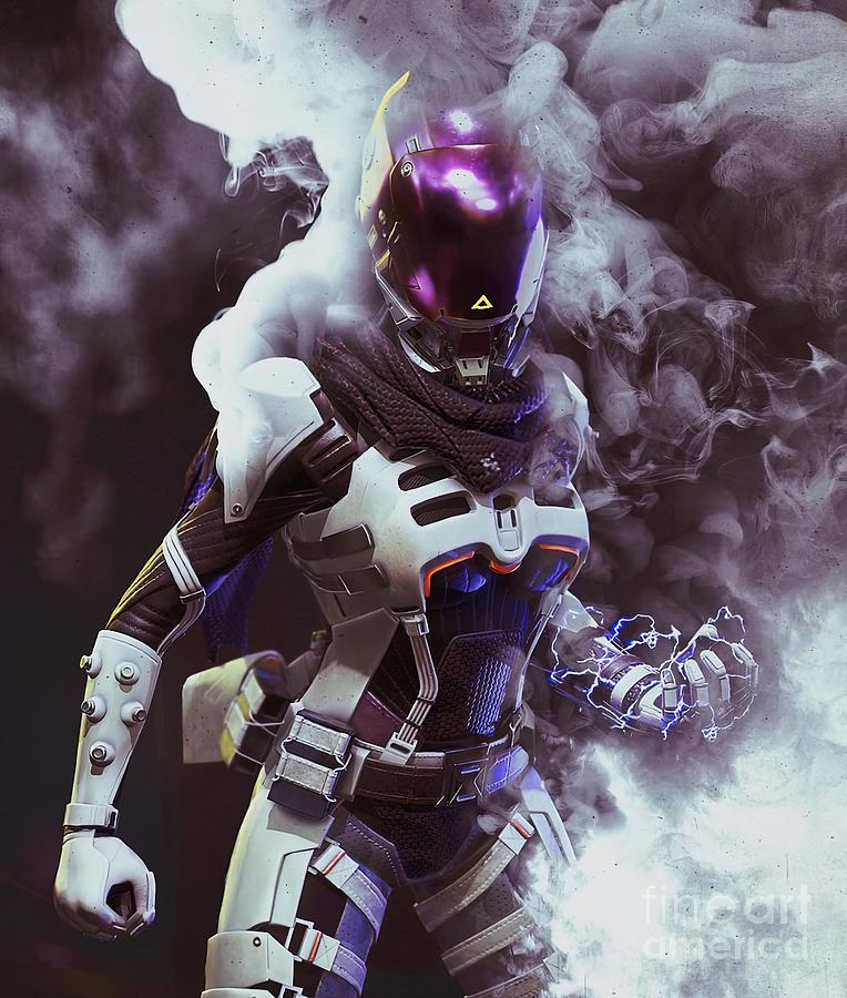 Wraith Voidwalker Apex Legends Painting by Bailey Stewart - Pixels