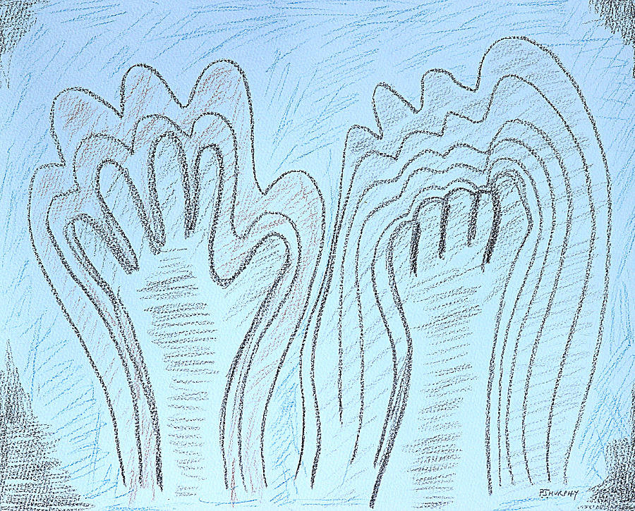 Open Hand,closed Hand Drawing by Patrick J Murphy - Fine Art America
