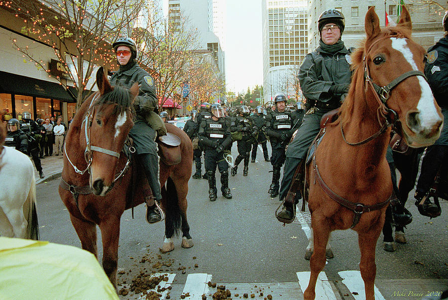 WTO riots 12-2-1999 03 Photograph by Mike Penney | Fine Art America