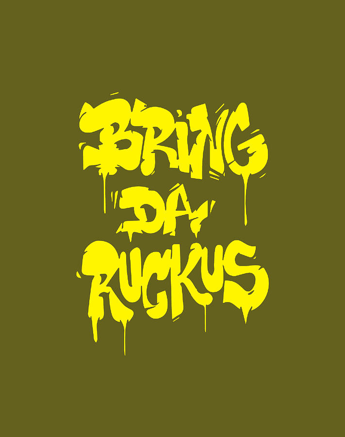 Wu bring da ruckus old school hip hop 90s golden age t-shirt Mixed Media by Lloyd Robinson ...