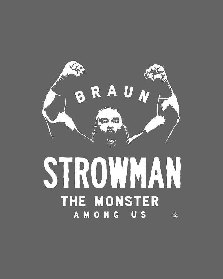 WWE Braun Strowman The Monster Among Men Digital Art by Alfreb Ellis - Pixels