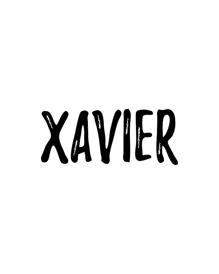 Xavier Digital Art by Funny Gift Ideas - Fine Art America