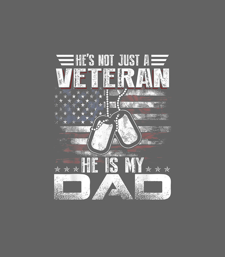 y Veteran DAD American flag Veterans Day Digital Art by Kofi Hallie ...